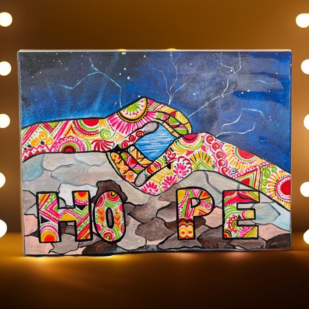 "Colors of Hope: A Vibrant Bond" – GalaxyArtWork