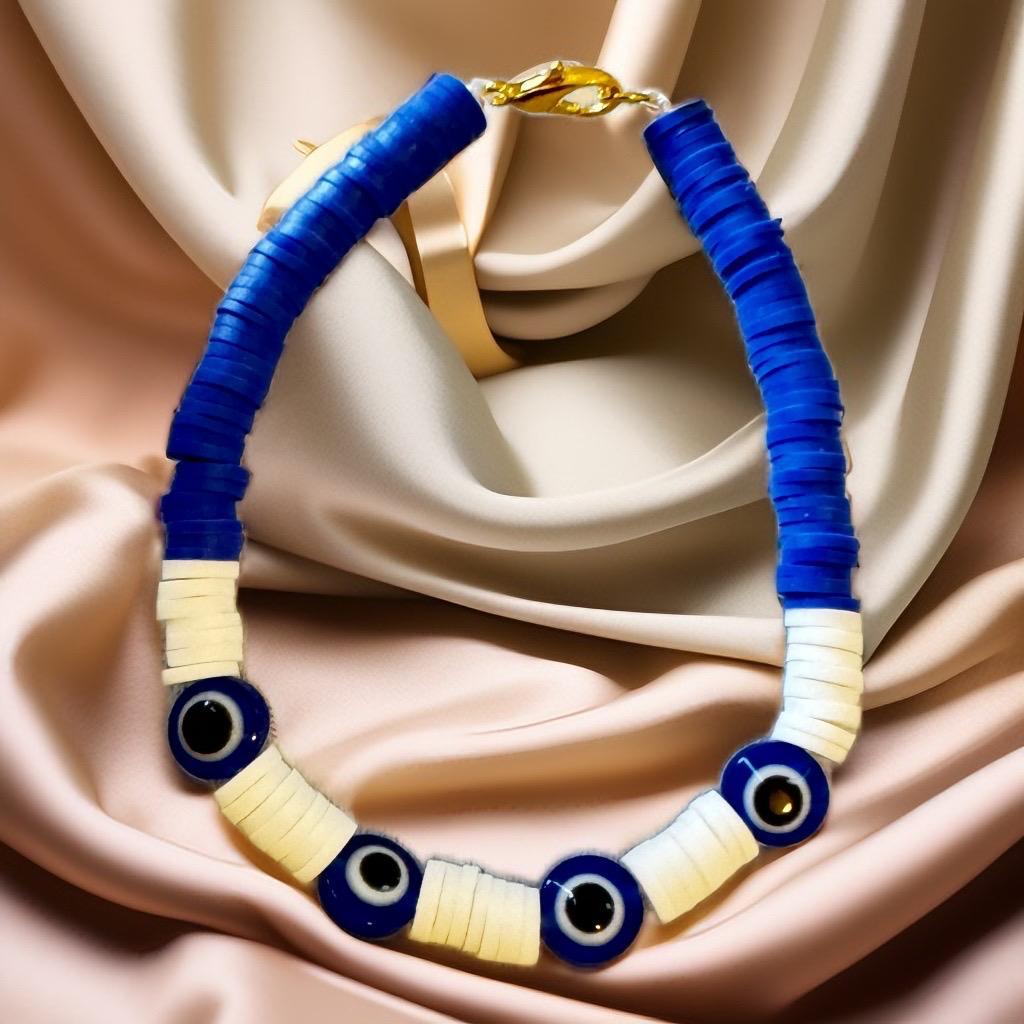 "Blue Evil Eye Protection bracelet – GalaxyArtWork