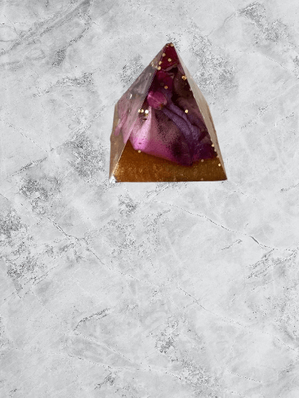 Enchanted Amethyst Bloom Pyramid – GalaxyArtWork