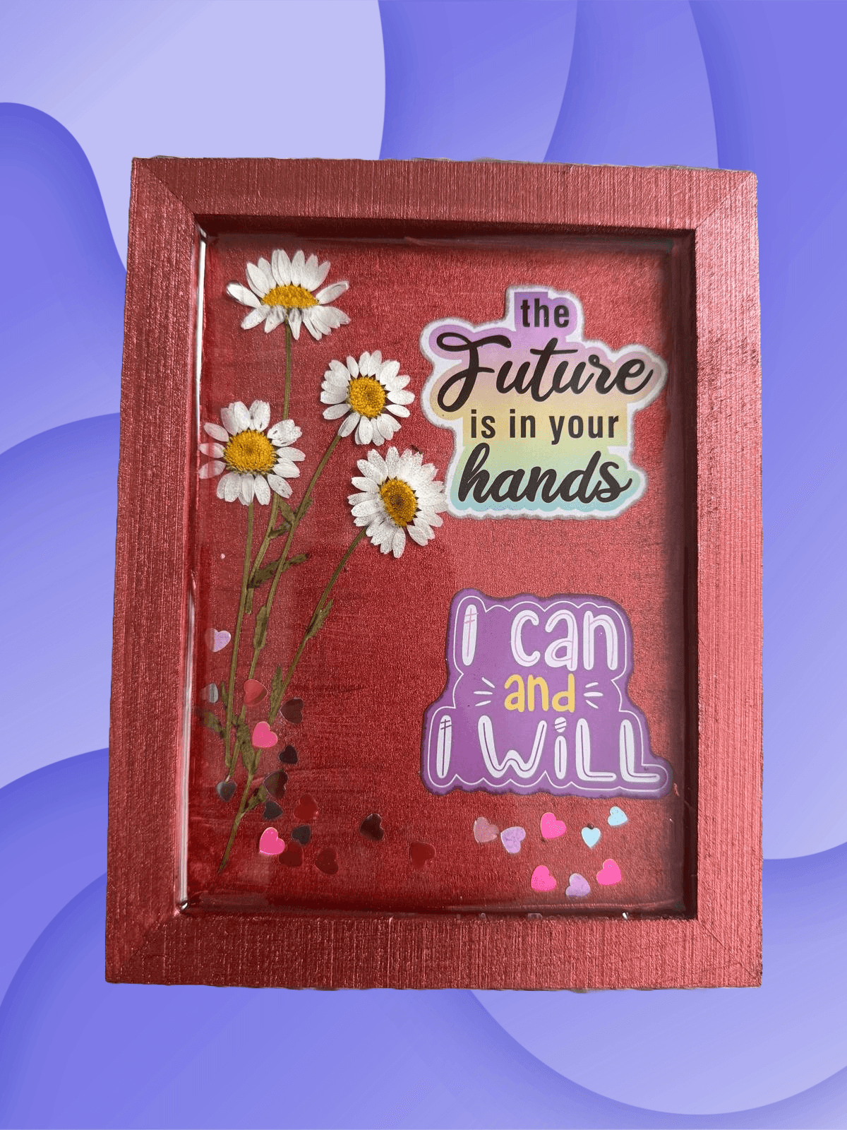 Handmade Future Held Resin Plaque Inspirational Art – GalaxyArtWork